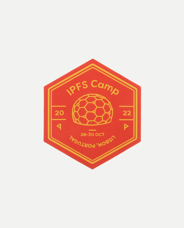 IPFS Camp 22' Hex Sticker - Labber Store